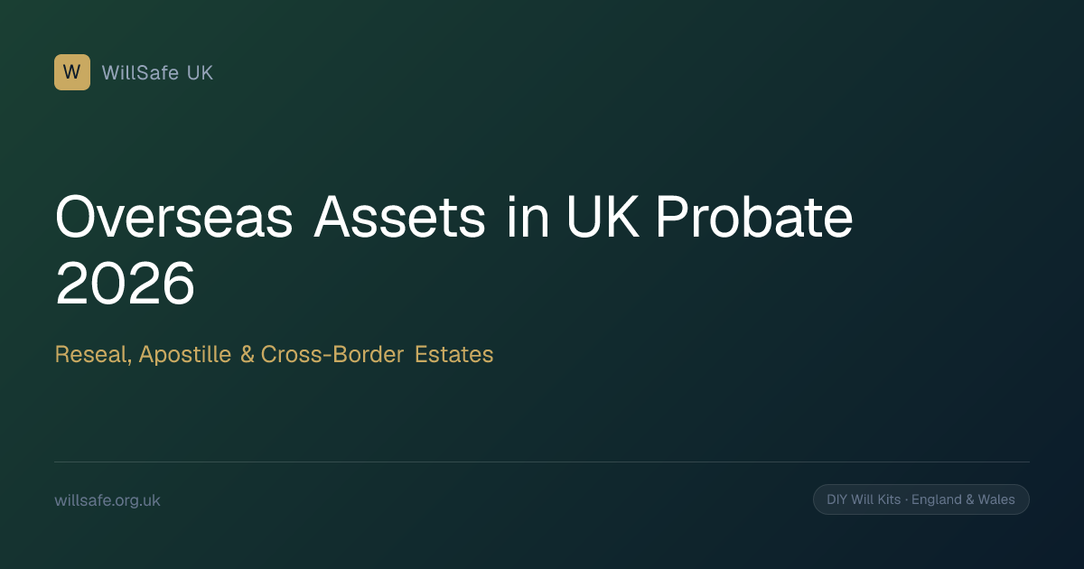 Overseas Assets in UK Probate (2026): Reseal, Apostille & Cross-Border ...