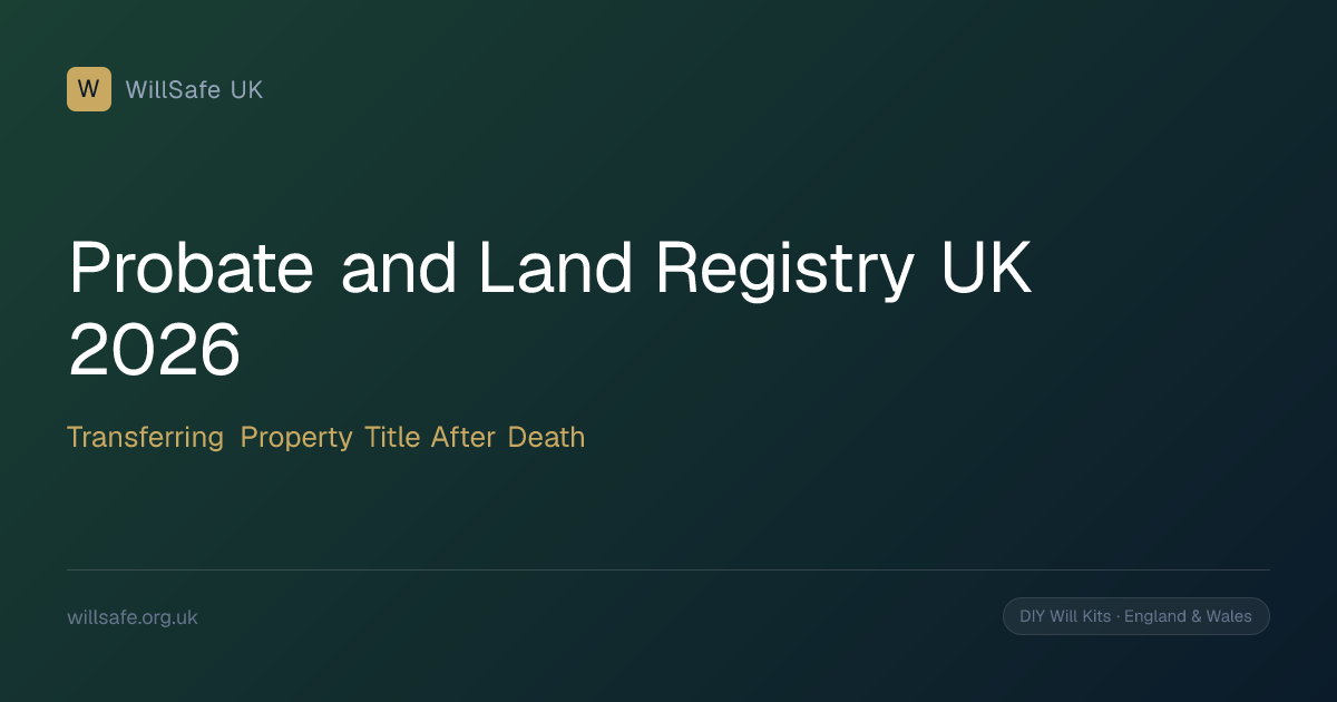 Probate and Land Registry UK (2026): How to Transfer Property After Death