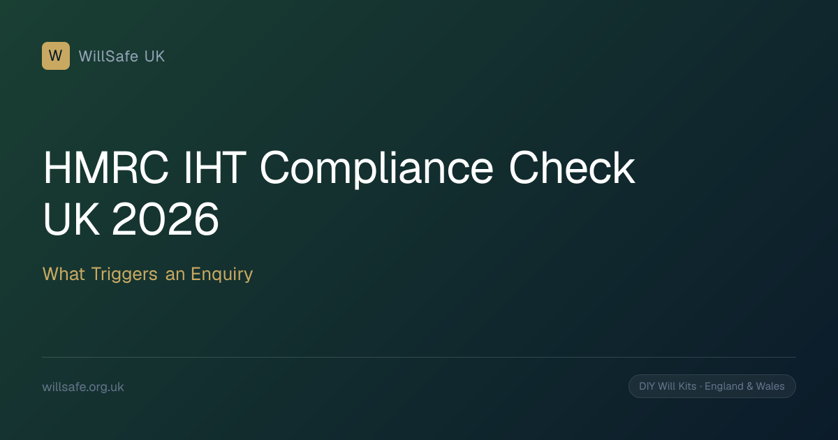 HMRC Inheritance Tax Compliance Check UK (2026): What Triggers an Enquiry